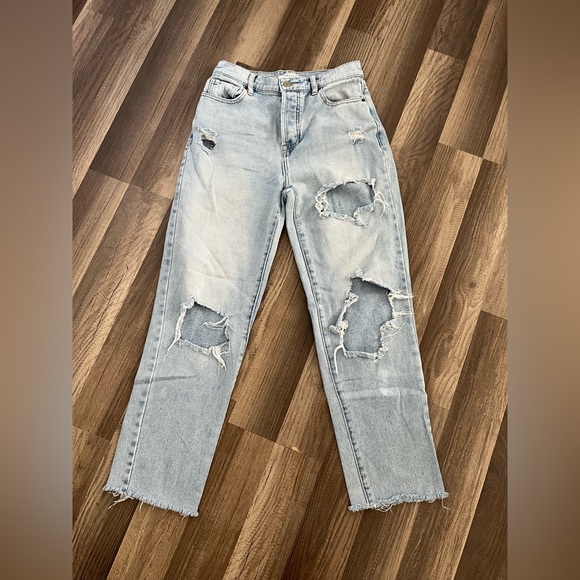 PacSun | Jeans | Pacsun Ripped Jeans High Rise Straight | Poshmark